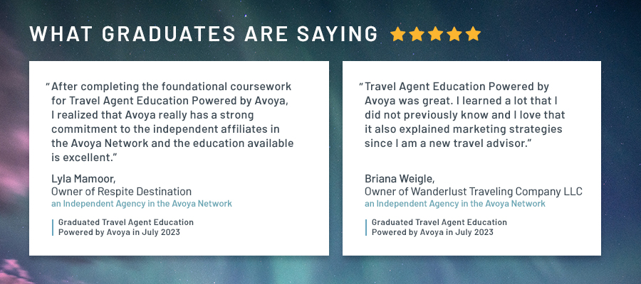 Travel Agent Education | Join Avoya Network™
